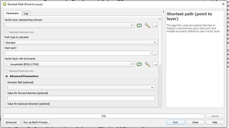 point to nearest point drive distance analysis using qgis geographic