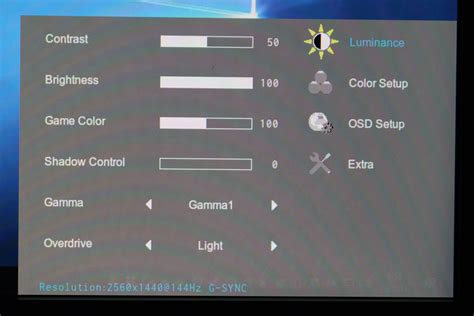 Aoc Agon Ag271qg 144 165 Hz Review Controls And Osd Techpowerup