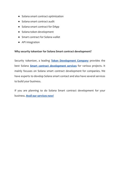 Ppt Solana Smart Contract Development Create Smart Contracts On