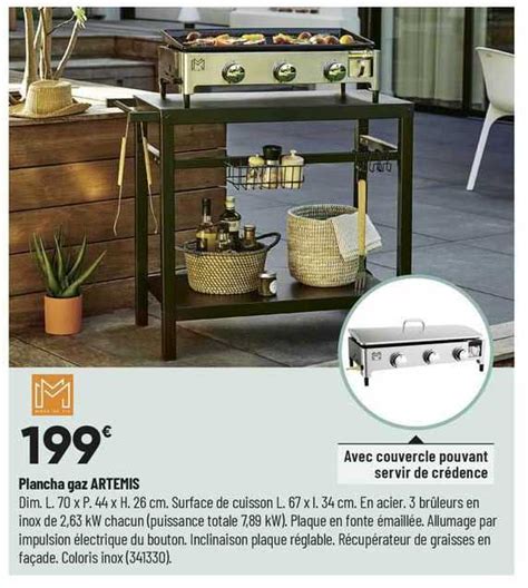 Promo Placha Gaz Artemis Chez Bricorama ICatalogue Fr