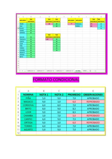 Ejercicios De Excel Grace