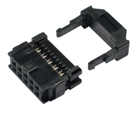 50x Conector Idc Femea Latch 10 Vias 20m Flat Cable 10 Vias Mercado