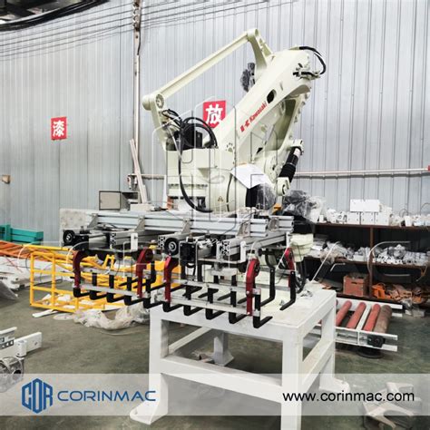 6 axis robot arm automatic bag palletizing machine for handling and