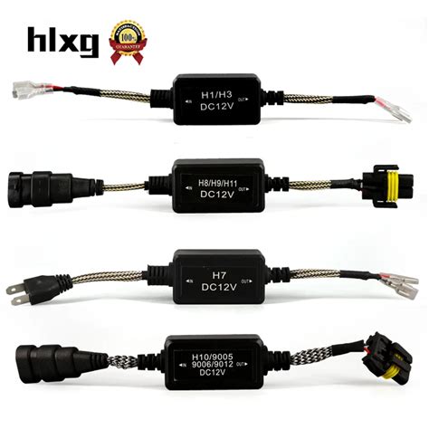 Aliexpress Buy HLXG Car Accessories H7 LED CANBUS Decoder Adapter Error Free For VW GOLF