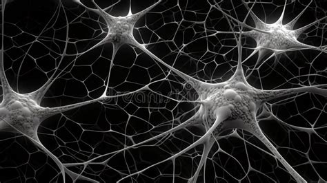 Detailed Apical Dendrite Structure Of Cortical Pyramidal Neuron Stock