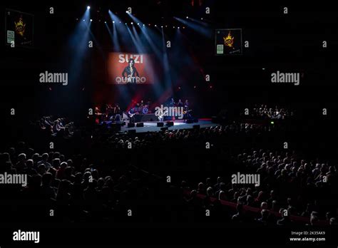 London England Suzi Quatro Performs On Stage At The Royal Albert Hall