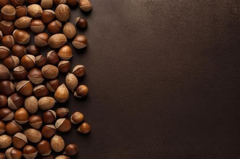 Premium Photo Acorn Fall Background Generate Ai