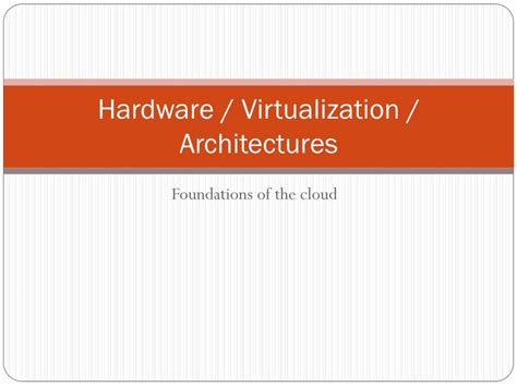 Pdf Hardware Virtualization Architectures Dokumentips