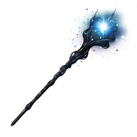 Top Quality Wand Clipart Chiaroscuro Art Style Vector 4k Imagella