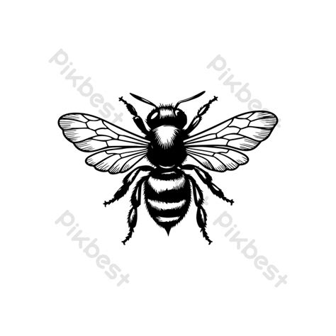 Bee Vector Art Illustration 25 Png Images Eps Free Download Pikbest