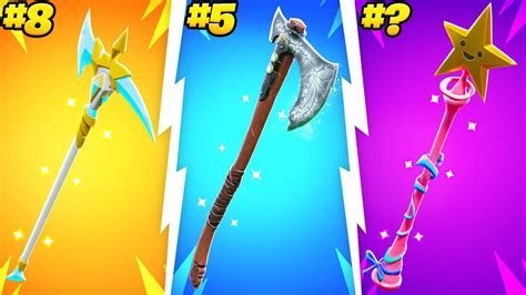 25 Sweatiest Fortnite Pickaxes Season Og Youtube