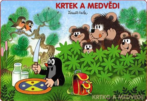 Foto Kniha Krtek A Medvědi Omalovánka Zdeněk Miler Zbozi Cz