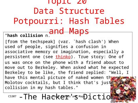 Ppt Topic 20 Data Structure Potpourri Hash Tables And Maps Dokumentips