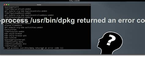 Dagoland Como Resolver Sub Process Usrbindpkg Returned An Error Code 1”