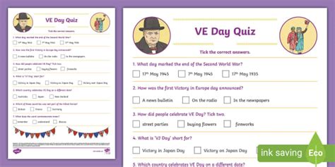 VE Day Quiz Hecho Por Educadores Twinkl