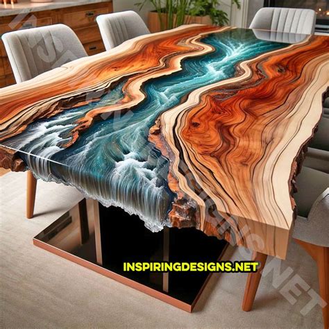 These Wood And Epoxy River Tables Are Where Elegance Meets The