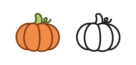 Outline Of Pumpkin Clip Art