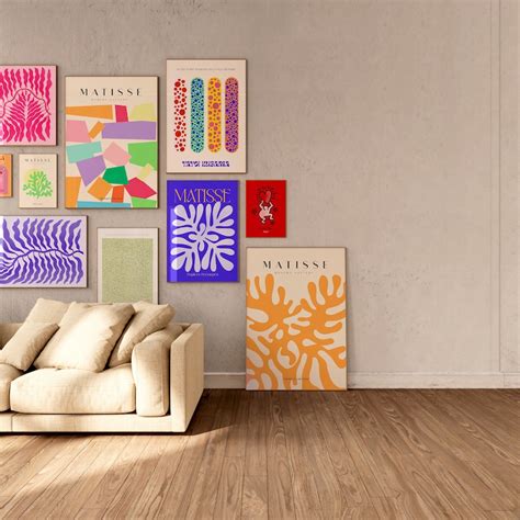 MAtisse Druck Set Galeriewand Set Galerie Wand Set Ausstellungs Poster