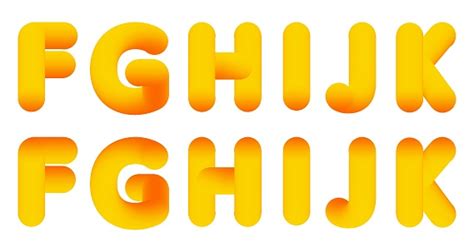 노란색 금색 3d 문자 알파벳 Abc 세트 흰색 배경에 벡터 그림입니다 엽서 배너 광고 광고 축하 포스터 카드 휴일 장식을 위한 기호 및 Simbols 3차원 형태에 대한