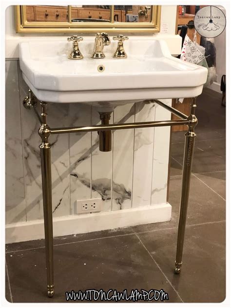 Tsc 201g อ่าง ขายึดทองเหลือง ชุดสะดือ ก๊อกน้ำผสม ร้านต้นข้าวโคมไฟ Toncawlamp