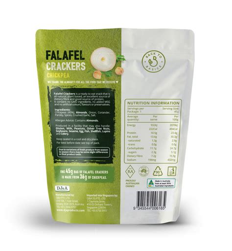 Bánh Thực Dưỡng Đậu Gà Falafel Ép Giòn BTB Origin Vietnam