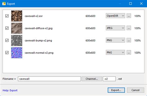 Filter Forge Easy Export