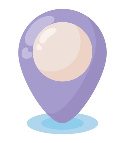 Free Vector Purple Pin Design