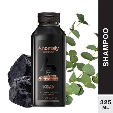 Anomaly Clarifying Shampoo For Deep Cleanse With Charcoal And Eucalyptus