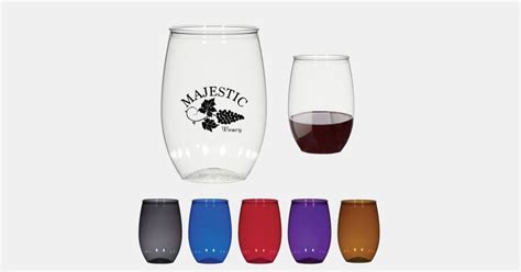 Custom Printed 16 Oz Stemless Wine Glass With Your Logo