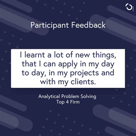 Opensides Analytical Problem Solving Programme The Openside Group