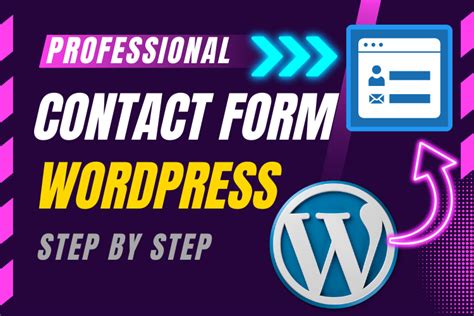 Add Contact Form In Wordpress Step By Step Guide