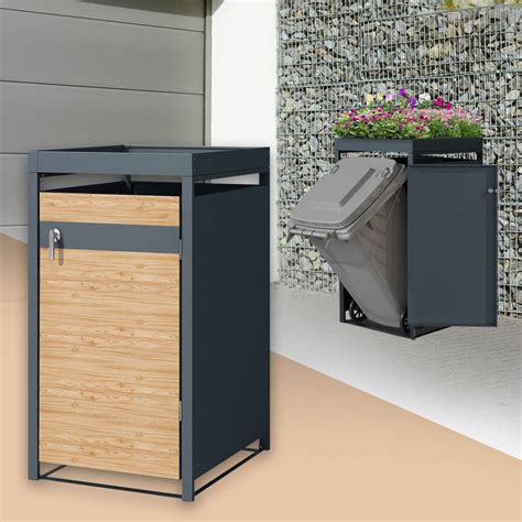 Ml Design Mülltonnenbox Müllbox Mülltonnecontainer Mülltonnenabdeckung