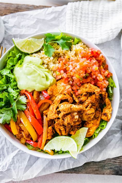Chicken Fajita Bowls Eating Bird Food The Daily Inserts