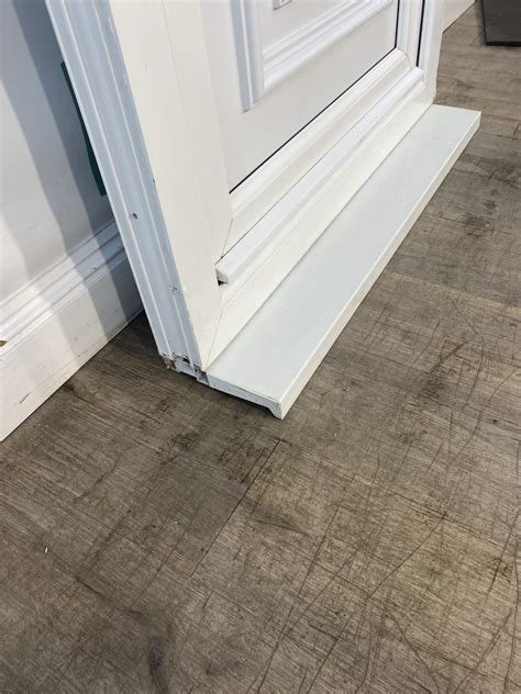 Liniar Upvc White Back Door Green Doors