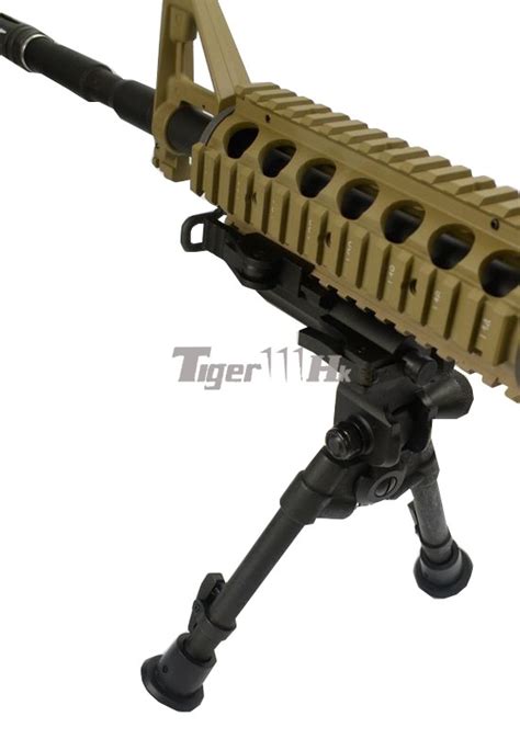 Gandp Reinforced Medium Bipod With Dmr Rail Sand Airsoft Tiger111hk