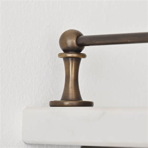 Classic Gallery Shelf Rail Aged Brass Gallery Shelves Aged Brass