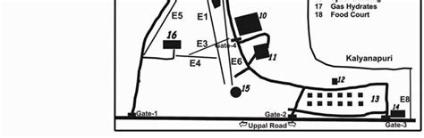 Layout Map Of Csir Ngri Campus Not To The Scale Location Of