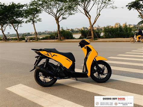 Mẫu xe Vision với màu vàng đặc trưng mẫu xe vision màu vàng