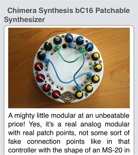 Mini Modular Synth Synthesizer Synth Diy Electronics