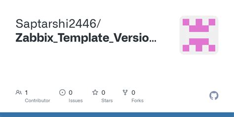 Github Saptarshi Zabbix Template Versioning