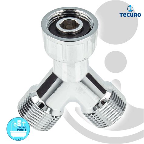 tecuro 2 Wege Y Verteiler Gabelstück allseitig 3 4 Zoll AG AG IG Me