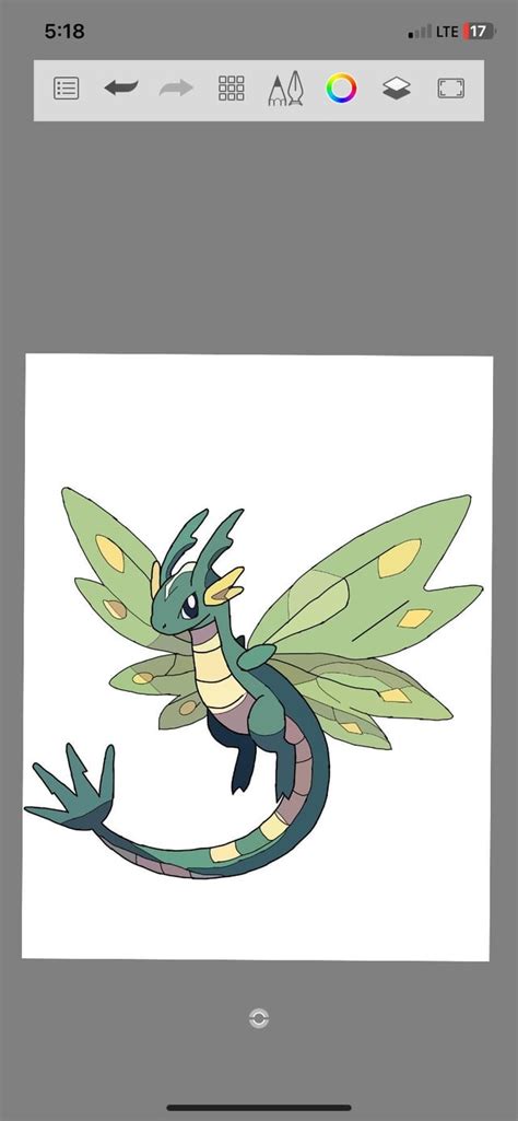 Dragon Bug Type Evolution Line R Fakemon