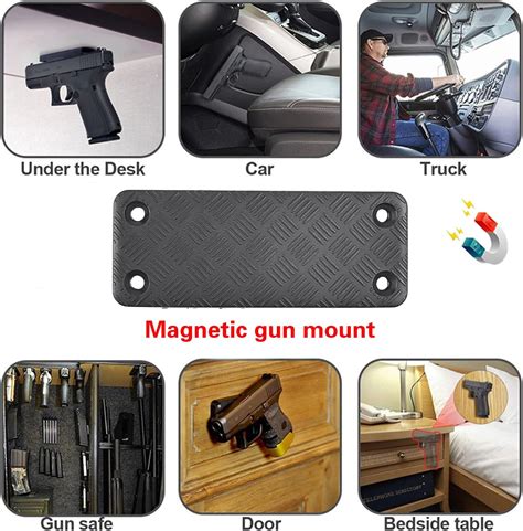 Soporte magnético para pistola clasificación de 36 libras funda