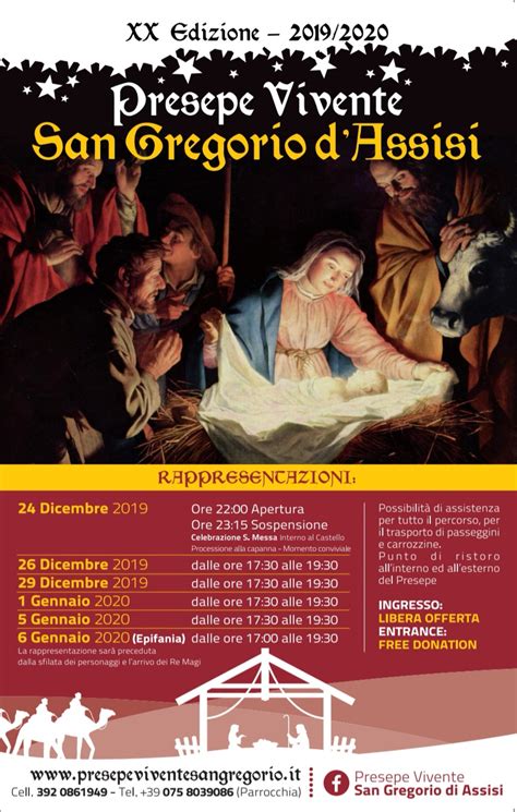 Presepe Vivente San Gregorio D Assisi Visit Assisi It