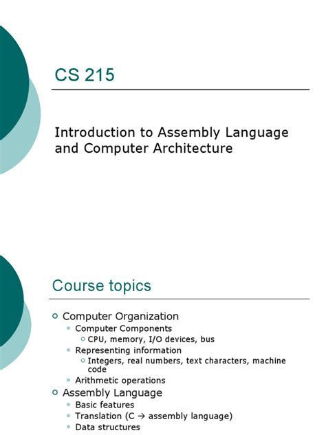 1 Intro Download Free Pdf Assembly Language Computer Program