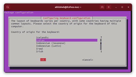 在 Ubuntu 中更改键盘布局 Linuxstory