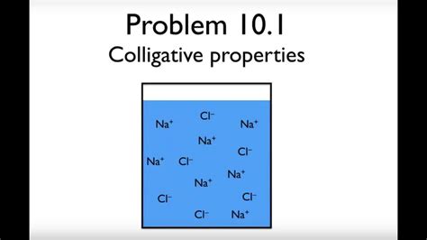 Colligative Properties Chemistry X Youtube