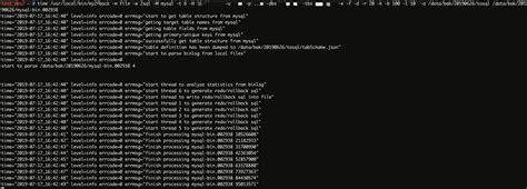 Mysqlmariadb Binlogrelaylog 回滚闪回前滚dml分析报告ddl信息 Jamin Blog