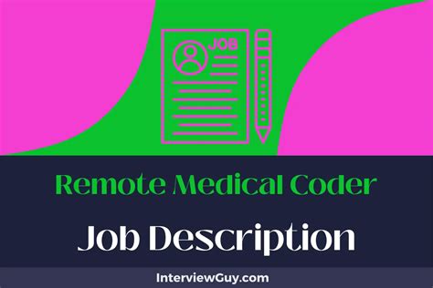 Remote Medical Coder Job Description Updated For 2025