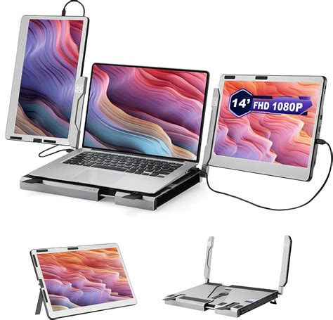 Joyreal Monitor Triple Para Laptop Extensor De Pantalla Portátil 1080p